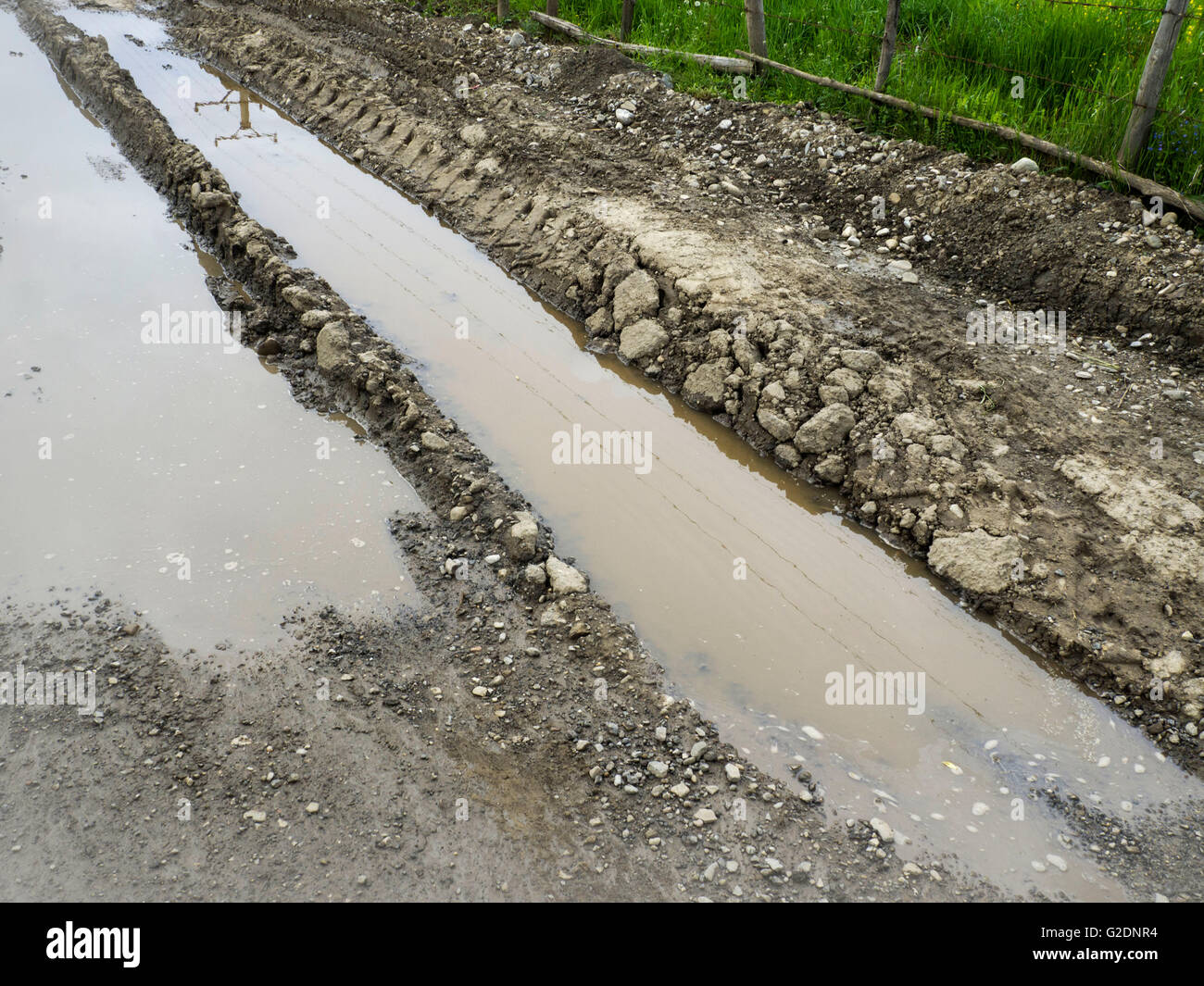 Mud road hi-res stock photography and images - Alamy