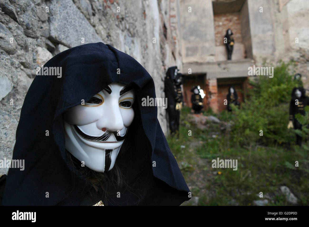Guy Fawkes mask / Anonymous mask Stock Photo - Alamy