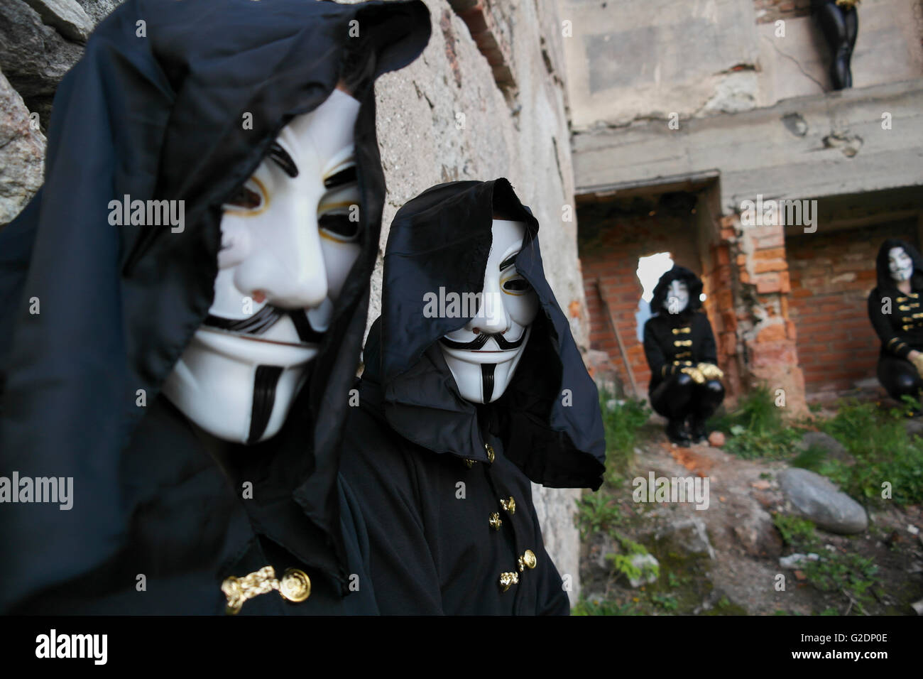 Guy Fawkes mask / Anonymous mask Stock Photo - Alamy