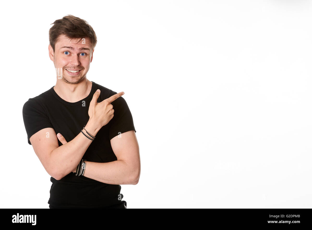 Man manic grin Cut Out Stock Images & Pictures - Alamy