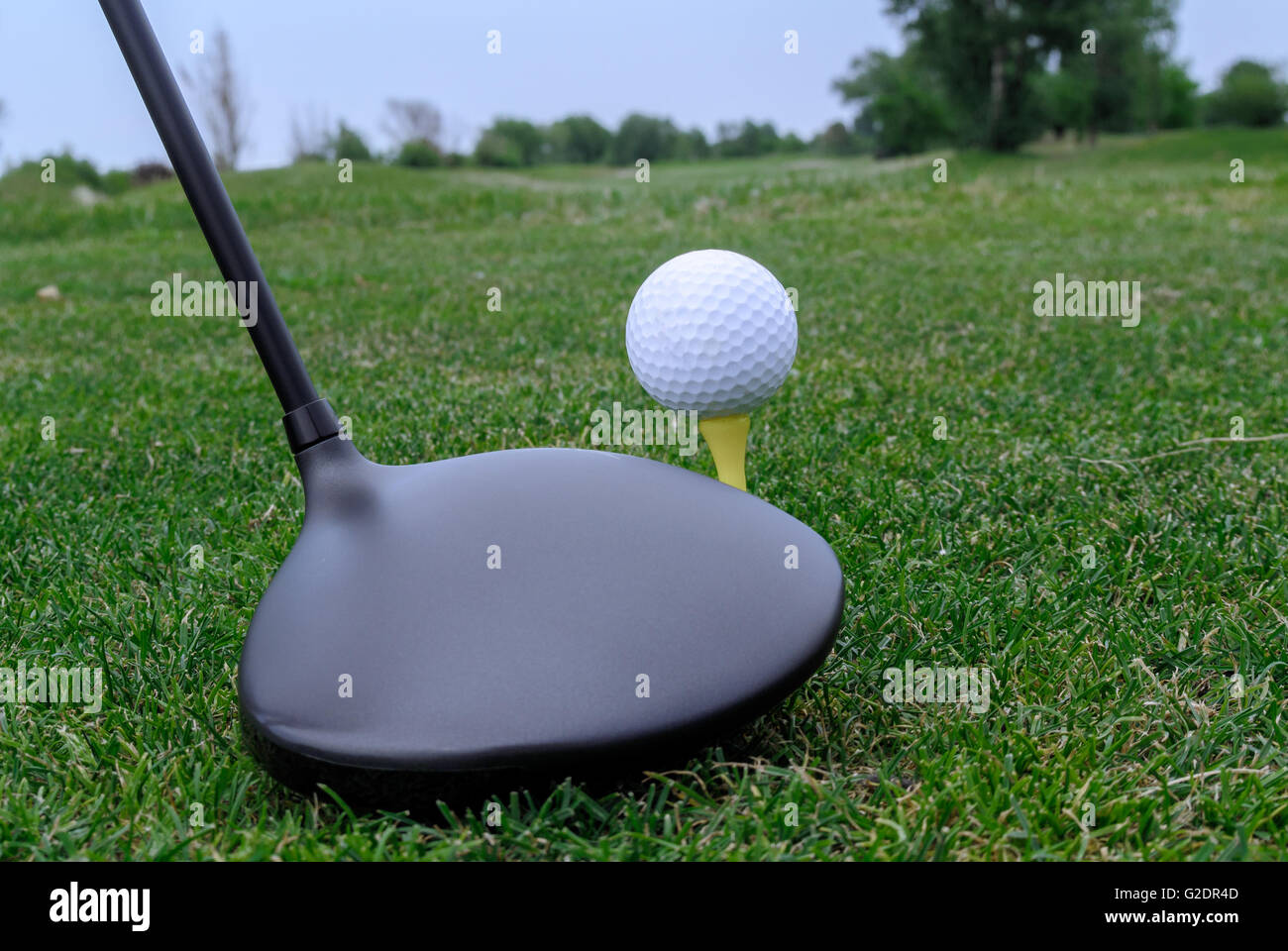 a view of a beautiful golf course Stock Photo - Alamy