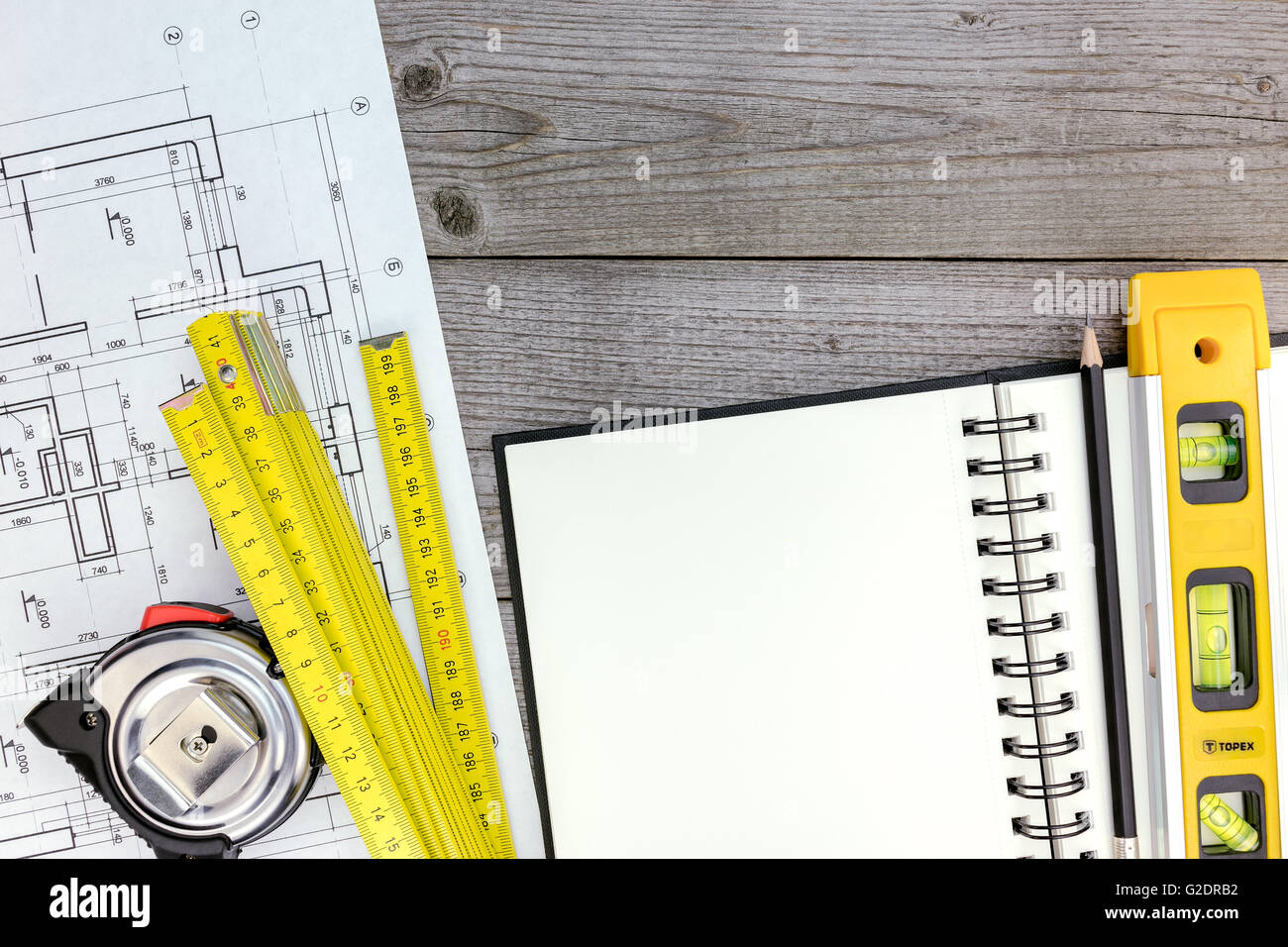 Technical drafting table tools hi-res stock photography and images - Alamy