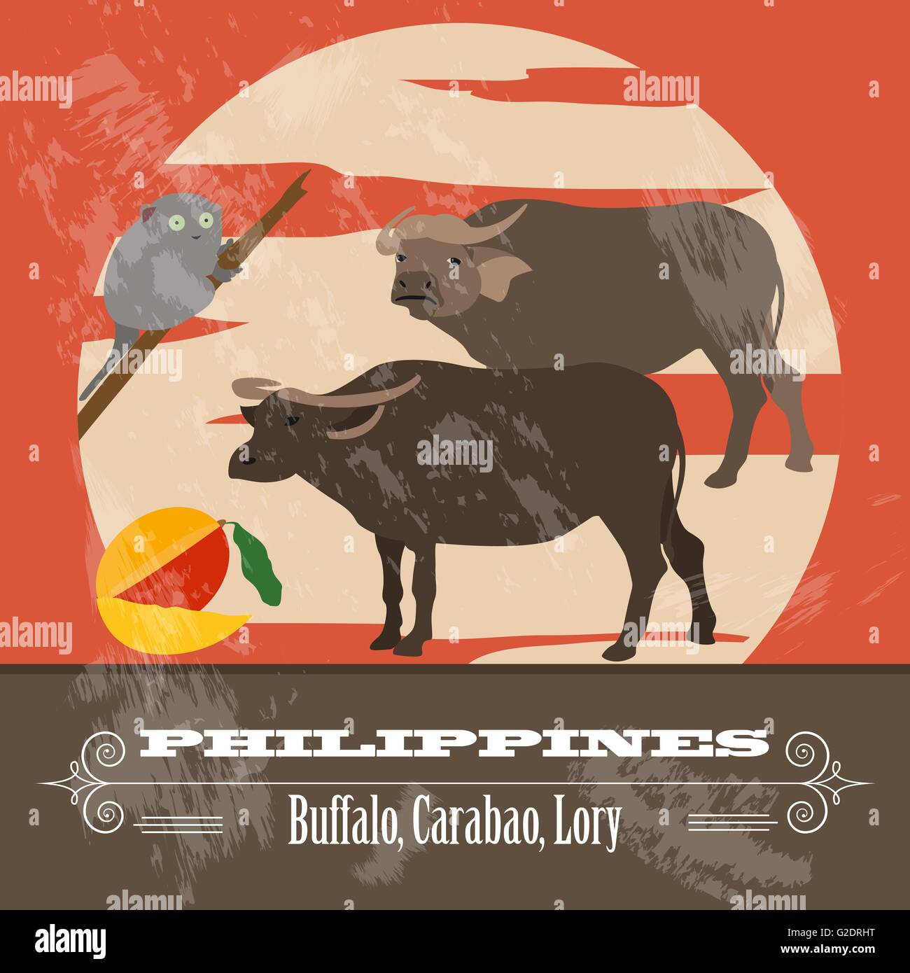 Vintage map of manila Stock Vector Images - Alamy