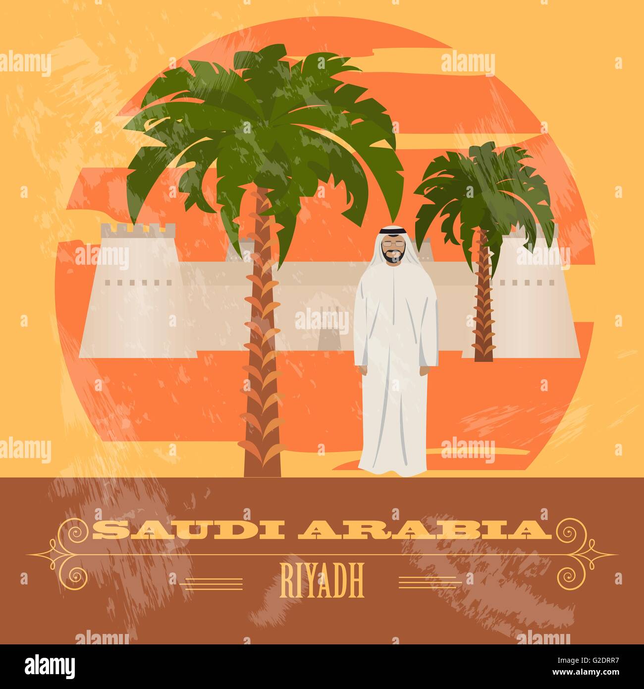 Saudi arabia map vector hi-res stock photography and images - Alamy