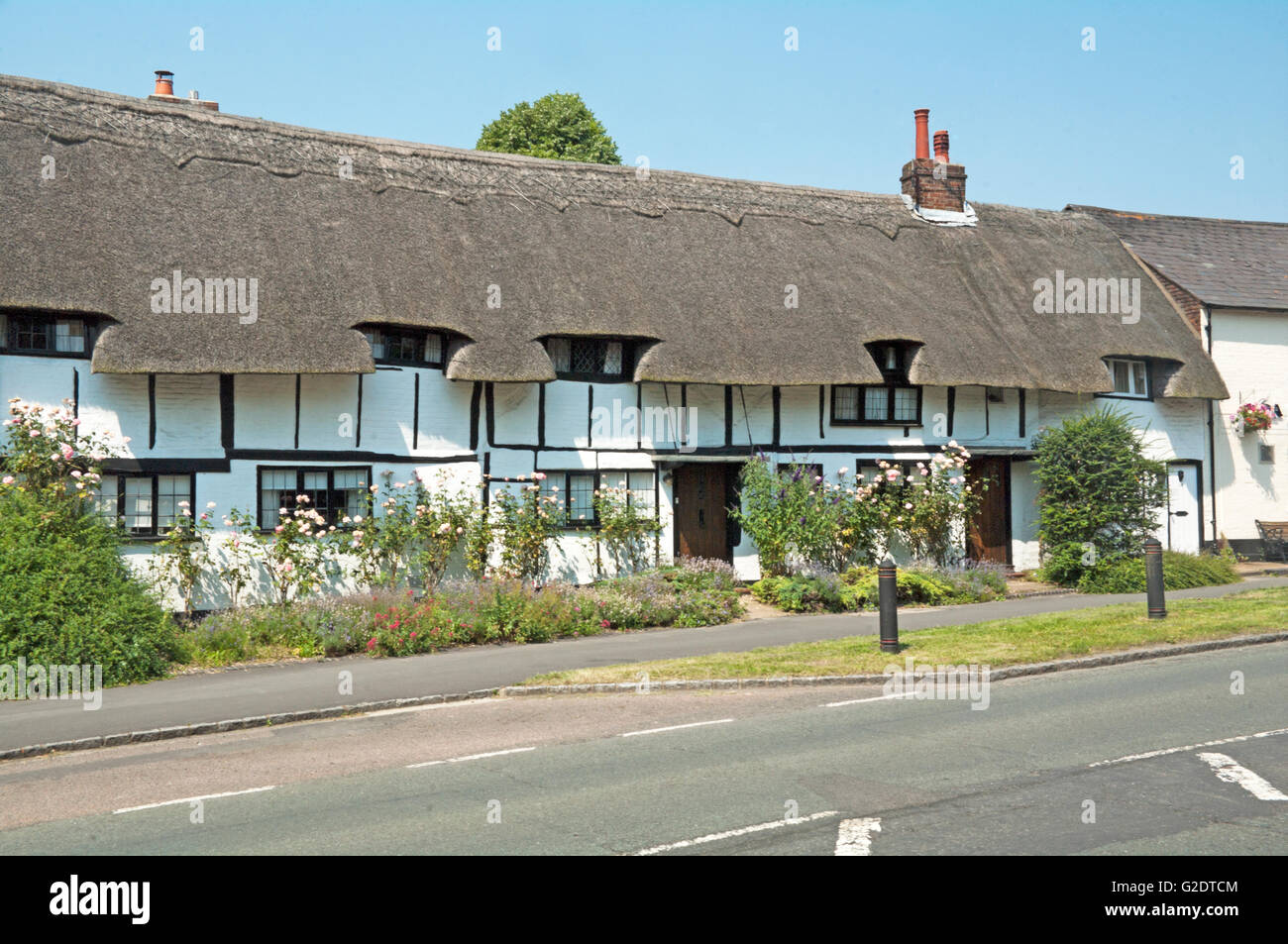 Wendover, Coldharbour Cottages, Buckinghamshire, England Stock Photo ...