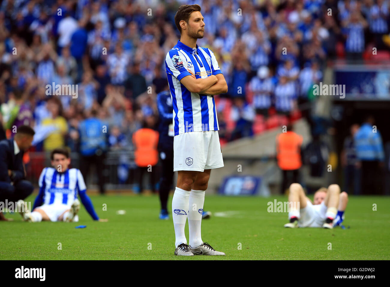 Sheffield Wednesday's Vincent Sasso appears dejected after the ...