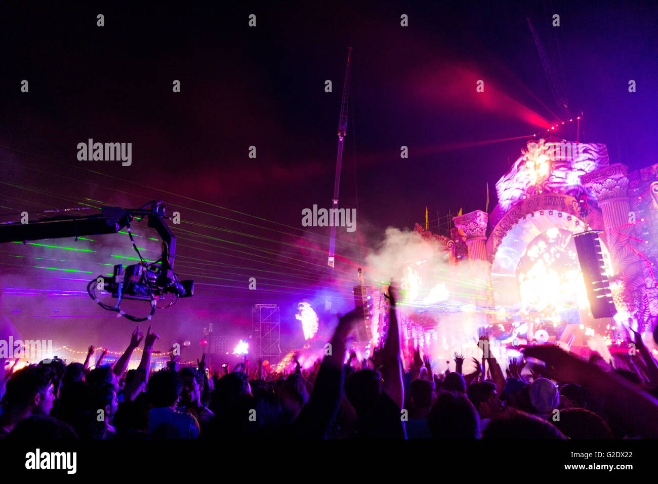 Sunburn india festival hi-res stock photography and images - Alamy