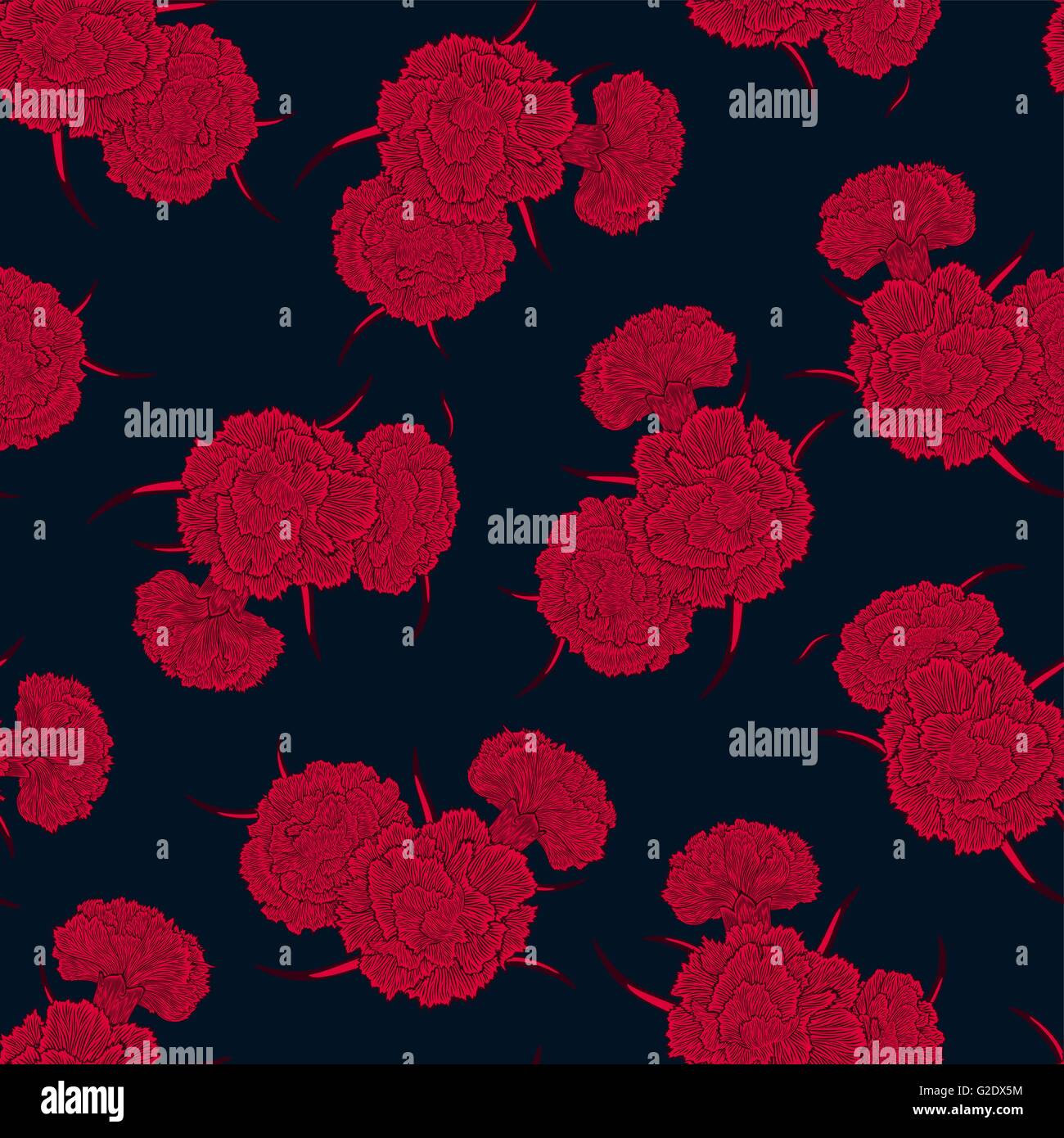 Red carnation wallpaper background Stock Vector Images - Alamy