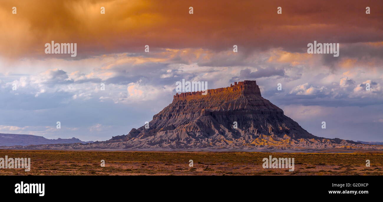 Factory Butte, Utah Stock Photo - Alamy