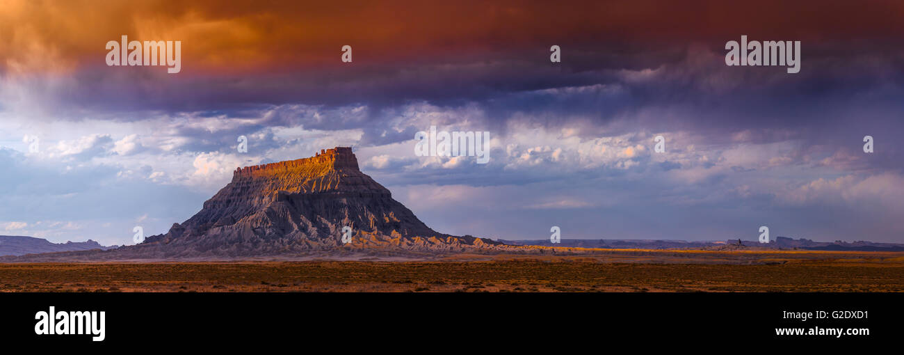 Factory Butte, Utah Stock Photo - Alamy