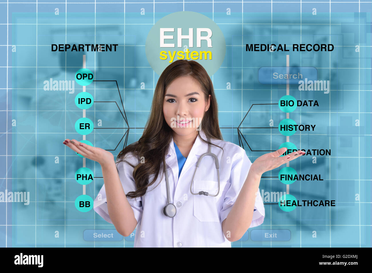 Electronic Medical Records Logo