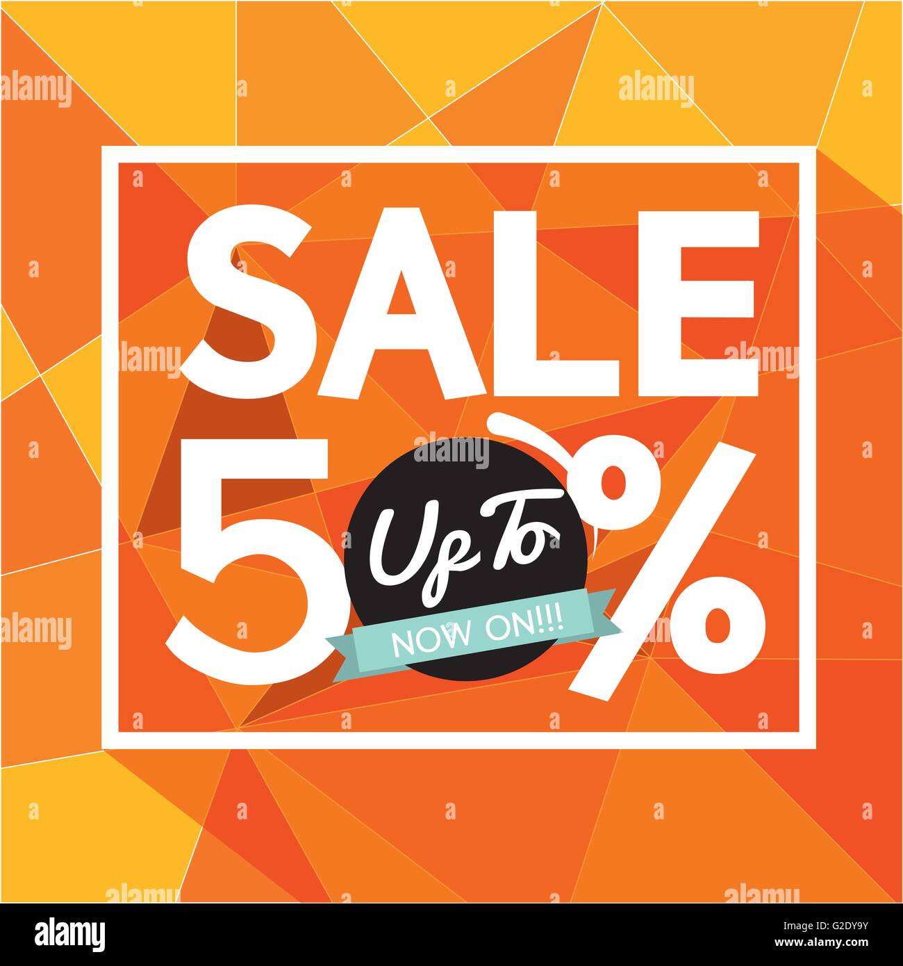 Yellow up 50 percent Stock Vector Images - Alamy
