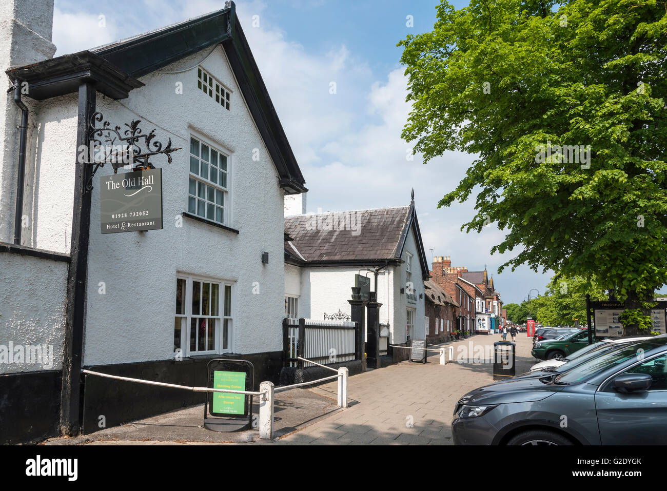 The Old Hall 16th century country hotel. Frodsham Main street ...