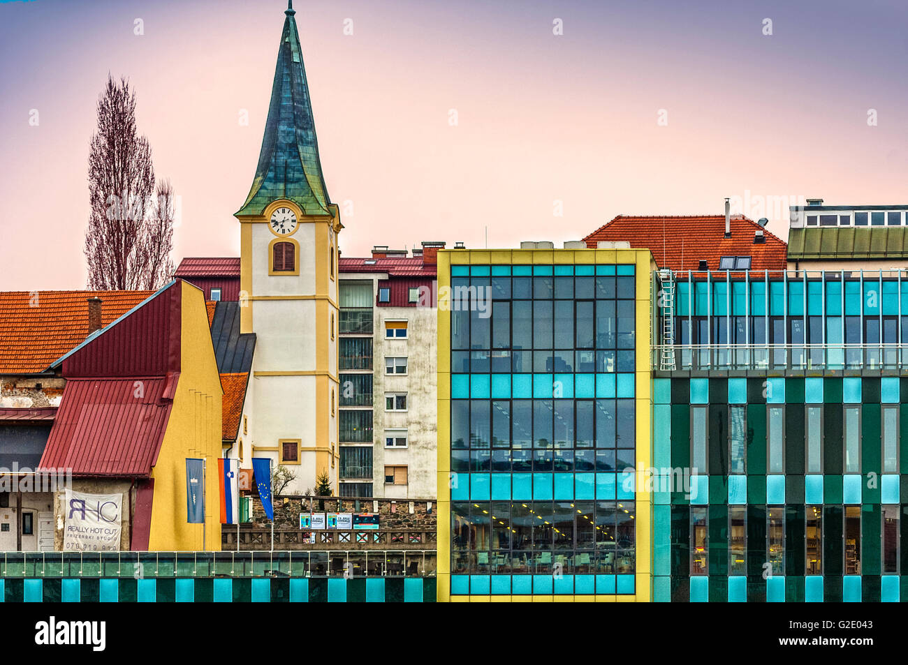 Slovenia - Podravska Maribor - along the river Drava Stock Photo - Alamy