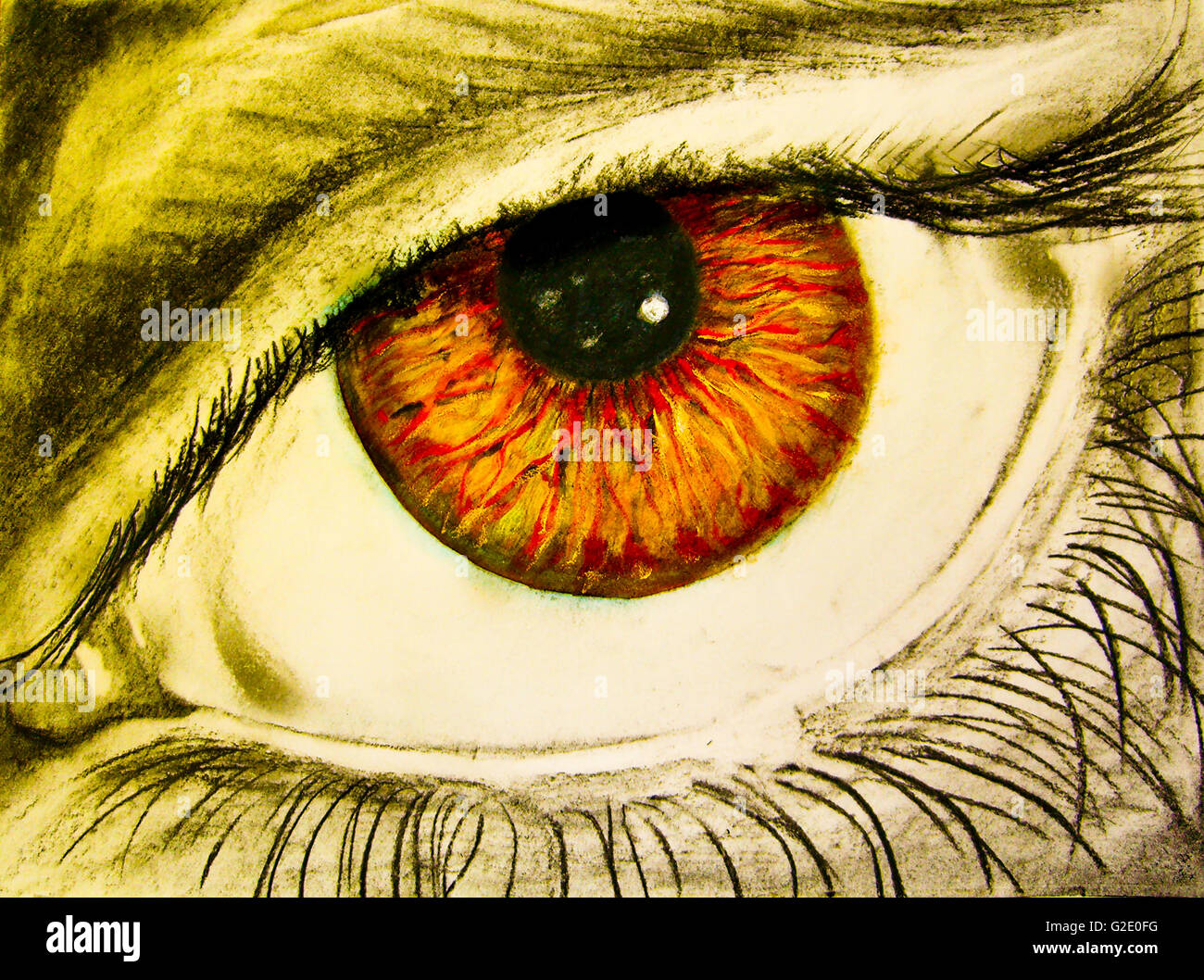 Eye Reflection Drawing