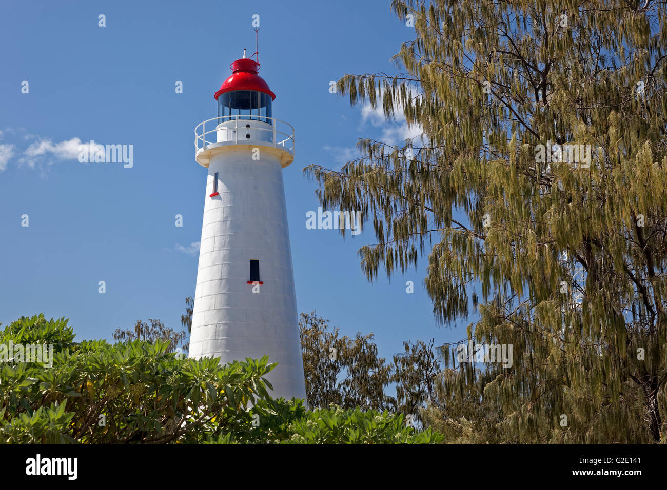 Lighthouse, Lady Elliot Island, Queensland, Australia Stock Photo - Alamy