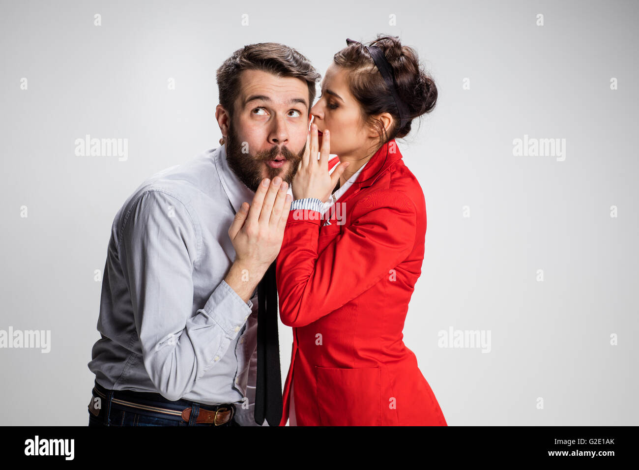 Telling news to colleagues hi-res stock photography and images - Alamy