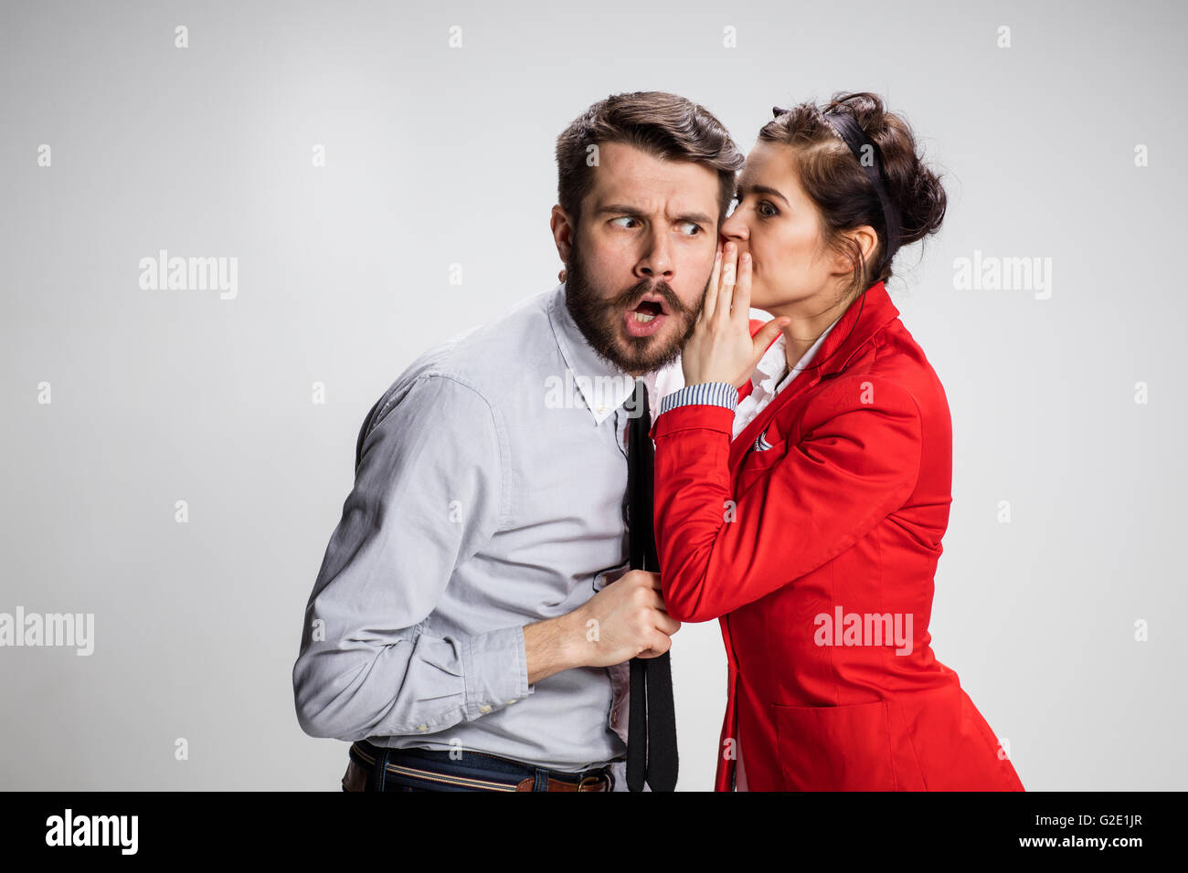 Telling news to colleagues hi-res stock photography and images - Alamy