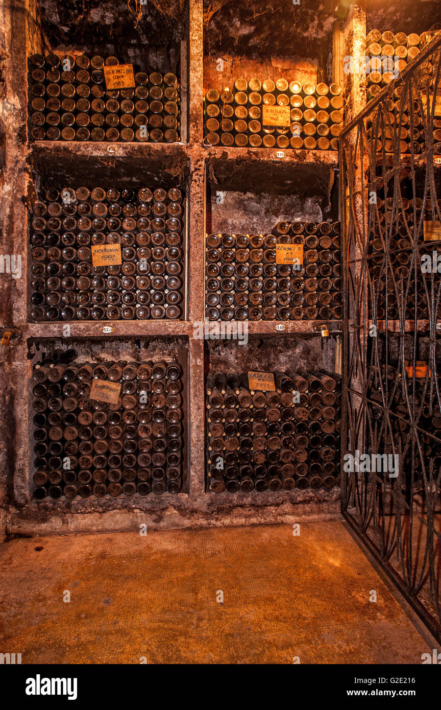Slovenia Podravje Ptuj - Cellar Ptuj Wine Cellar Stock Photo - Alamy