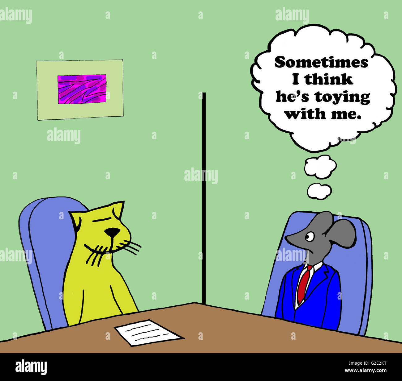 Cartoon cat boss hi-res stock photography and images - Alamy