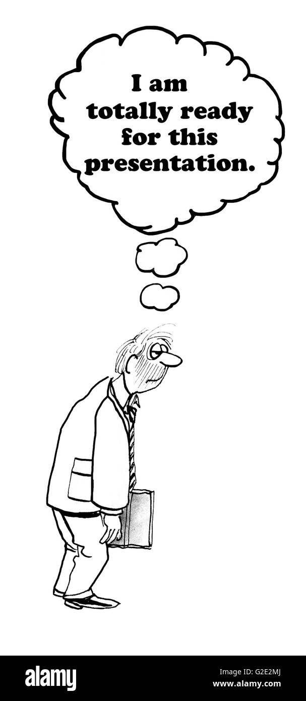 Presentation cartoons hi-res stock photography and images - Alamy