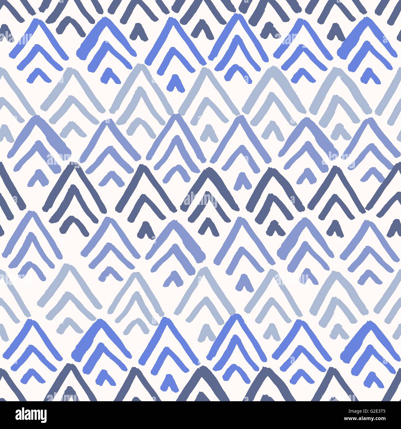 Hand drawn seamless repeating pattern with diamond shapes in purple on ...