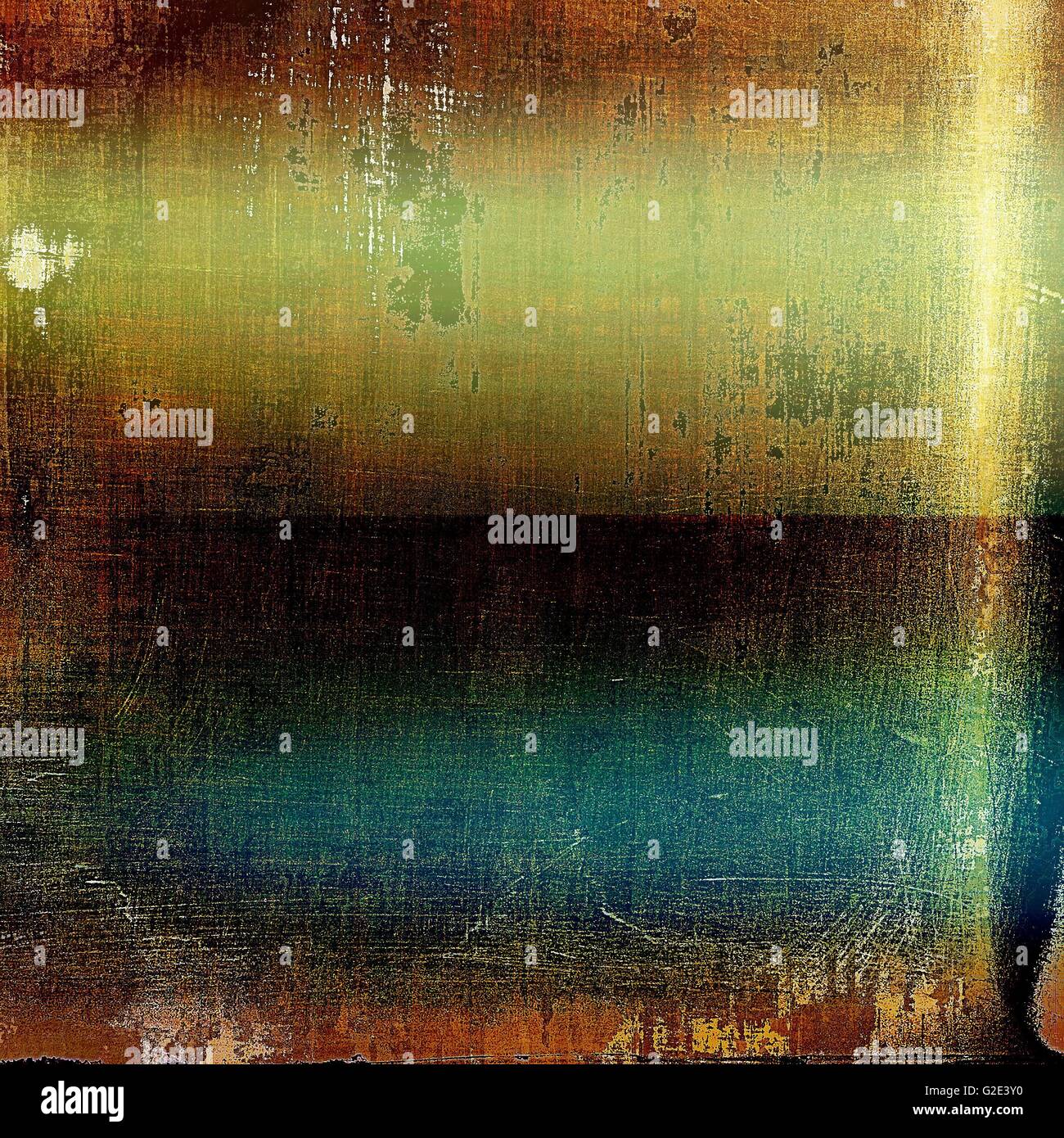 Old style distressed vintage background or texture. With different ...