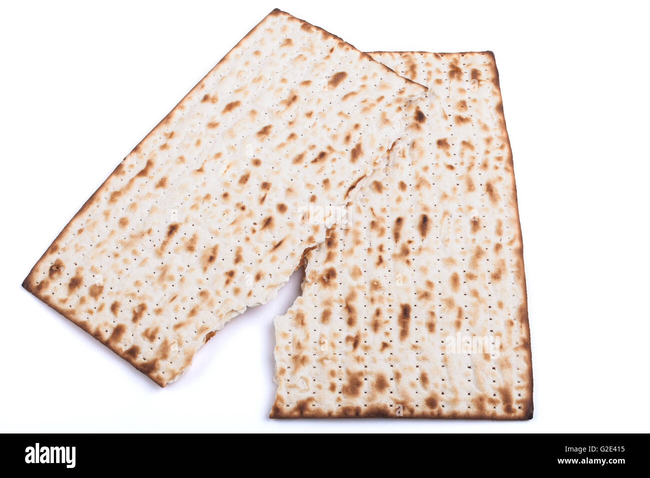 Broken Jewish traditional Pesach textured Matza bread substitute ...