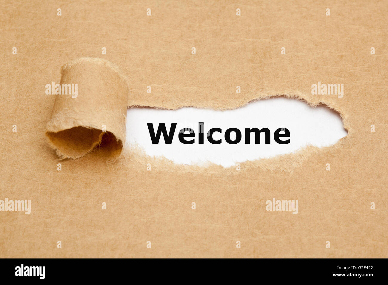 Word welcome hi-res stock photography and images - Alamy