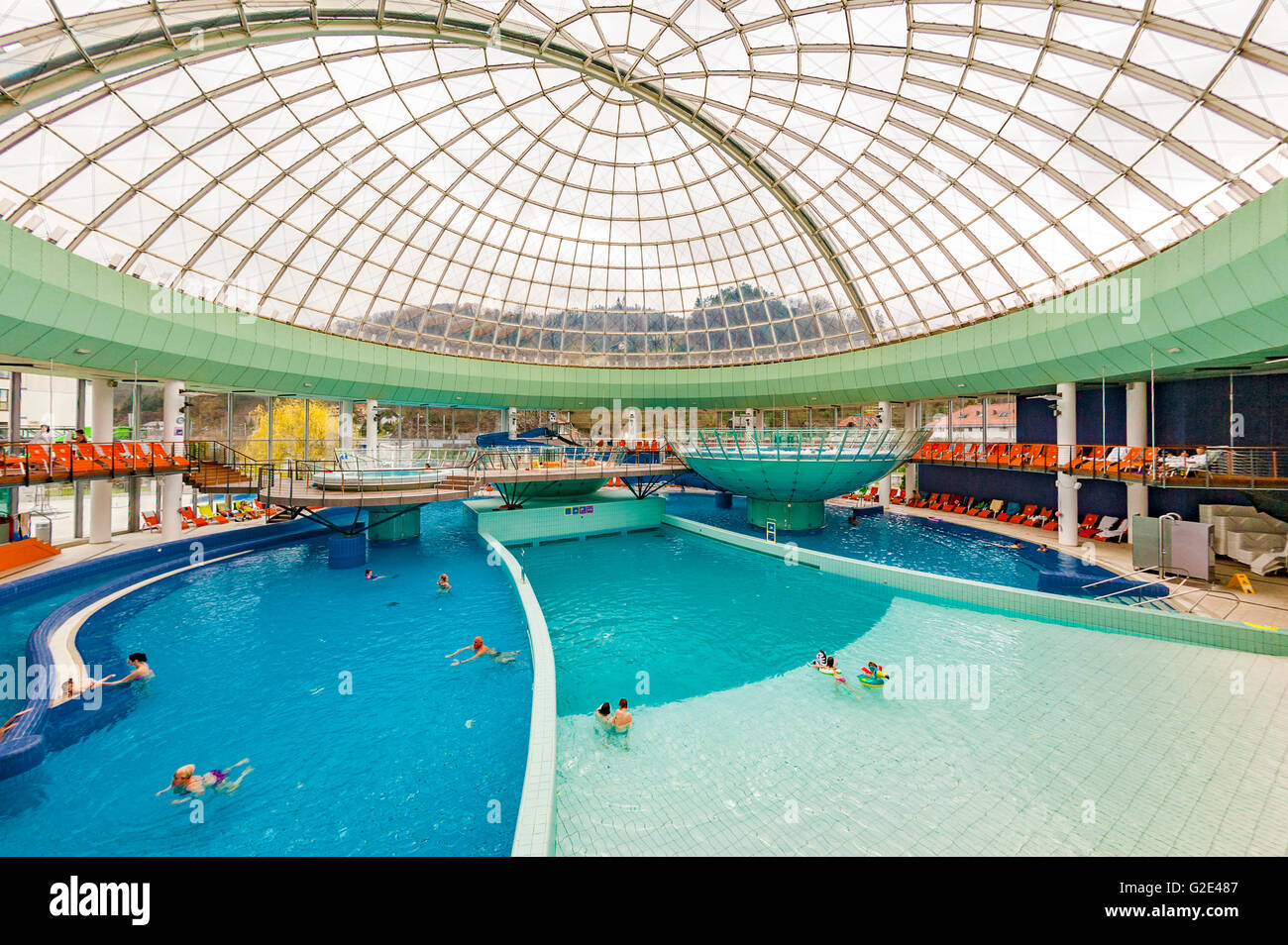 Slovenia Lasko Thermal center Stock Photo - Alamy