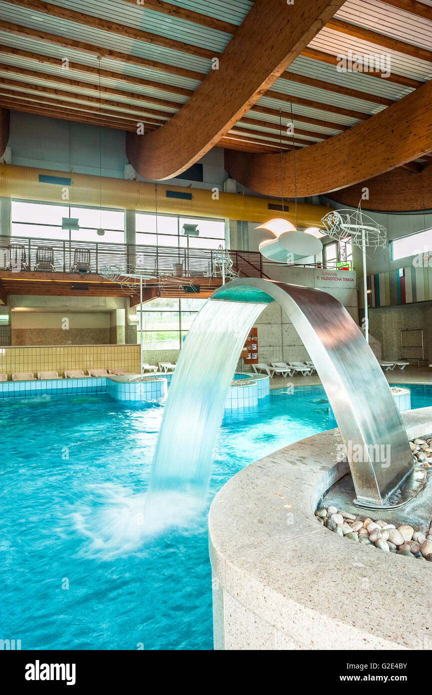 Slovenia Dolenjske Toplice Spa Krka Hotel Balnea -Pool with thermal ...