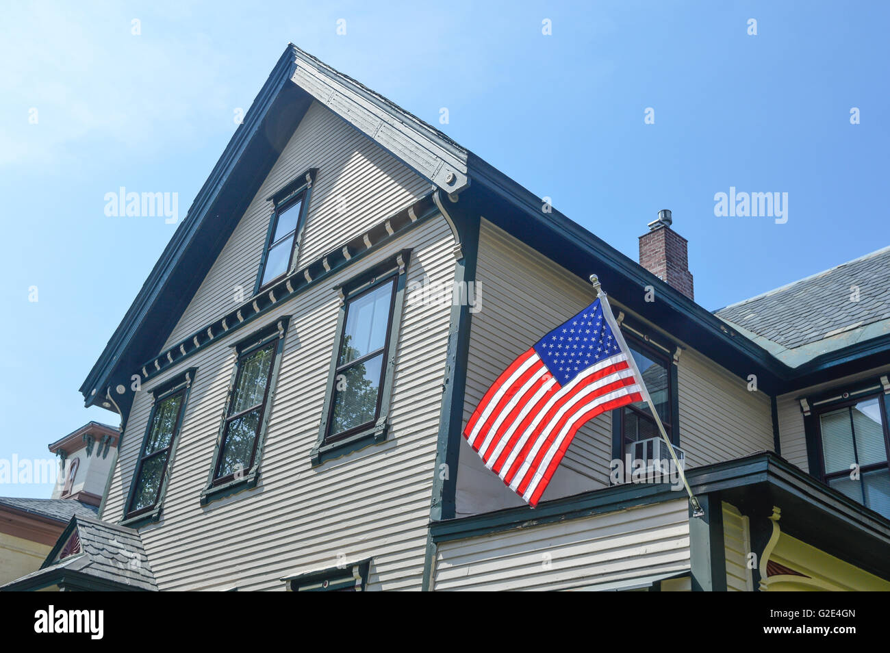 Old time flag hi-res stock photography and images - Alamy