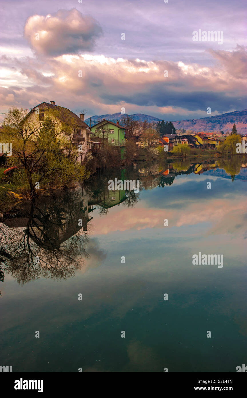 Slovenia Vavta Vas View in the River Krka Stock Photo - Alamy
