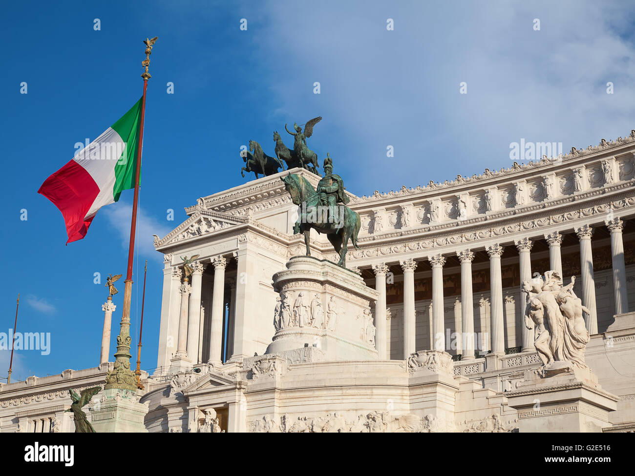 Famous "Altare della Patria" in Rome, Italy Stock Photo - Alamy