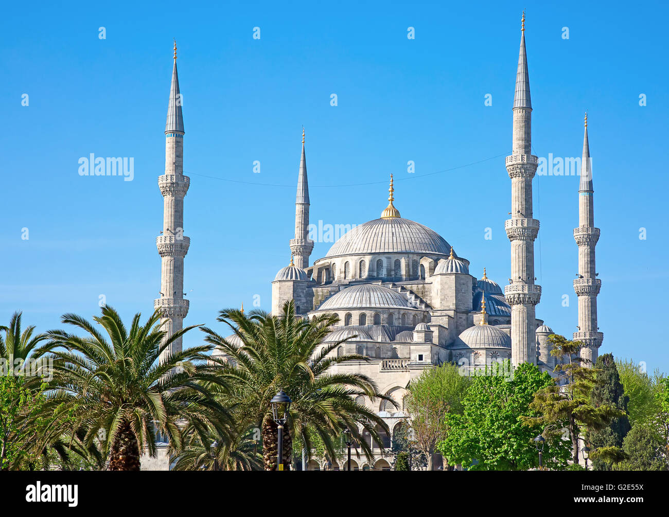Famous "Blue mosque" in Istanbul, Turkey Stock Photo - Alamy