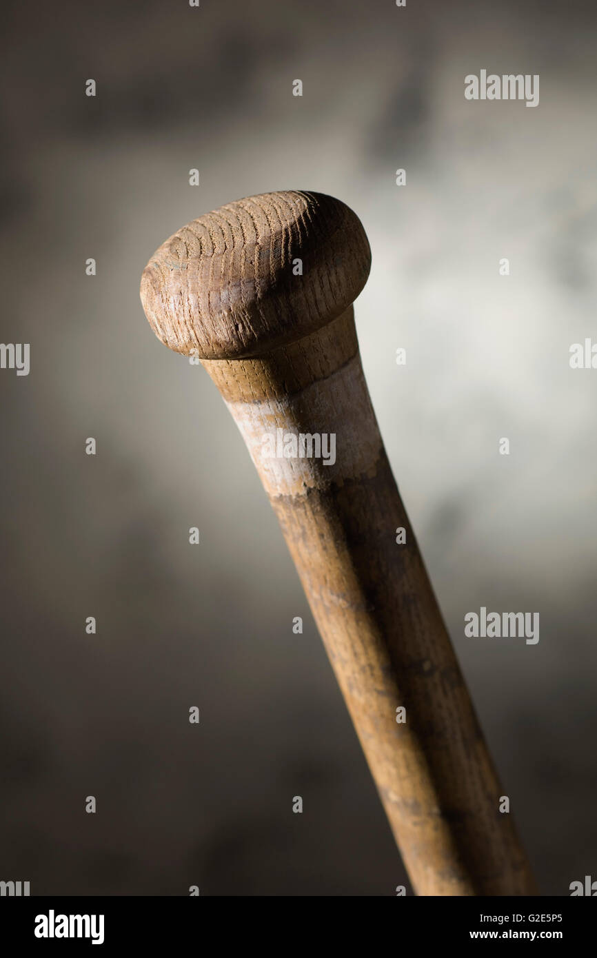 Old Wooden Baseball Bat Stock Photo - Alamy