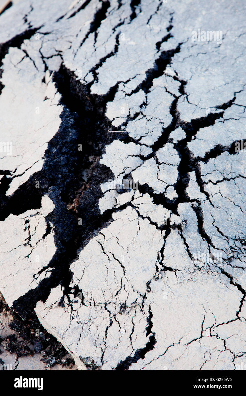 Cracks in Tar on Street, Abstract Stock Photo - Alamy
