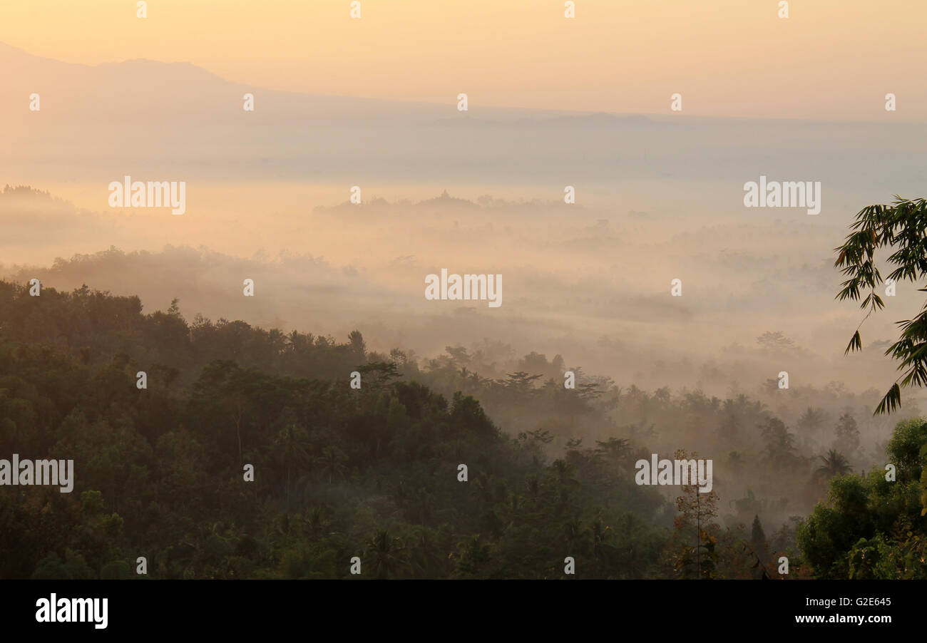 Borobudur countryside, Java Indonesia Stock Photo - Alamy