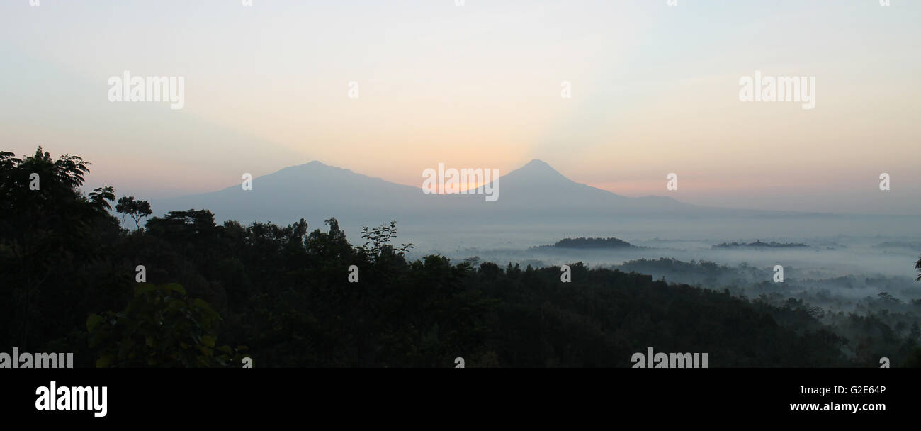 Borobudur countryside, Java Indonesia Stock Photo - Alamy