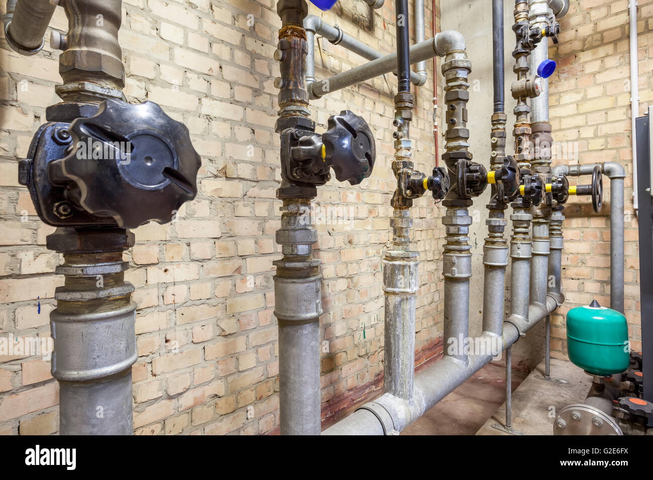 in the technical area, there are boosters for the water pipes of the ...