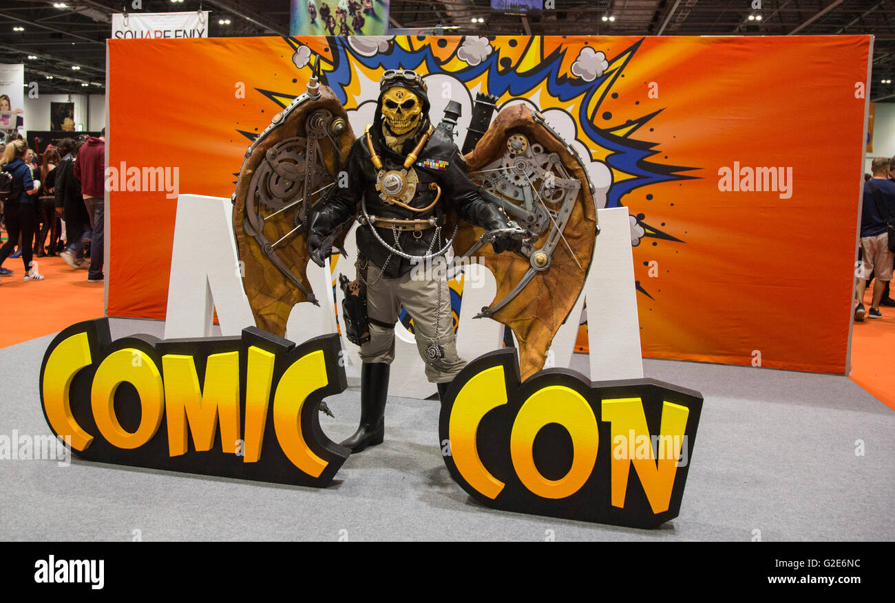 London, UK. 29 May 2016. Cosplay at Comic Con. Last day of the MCM ...