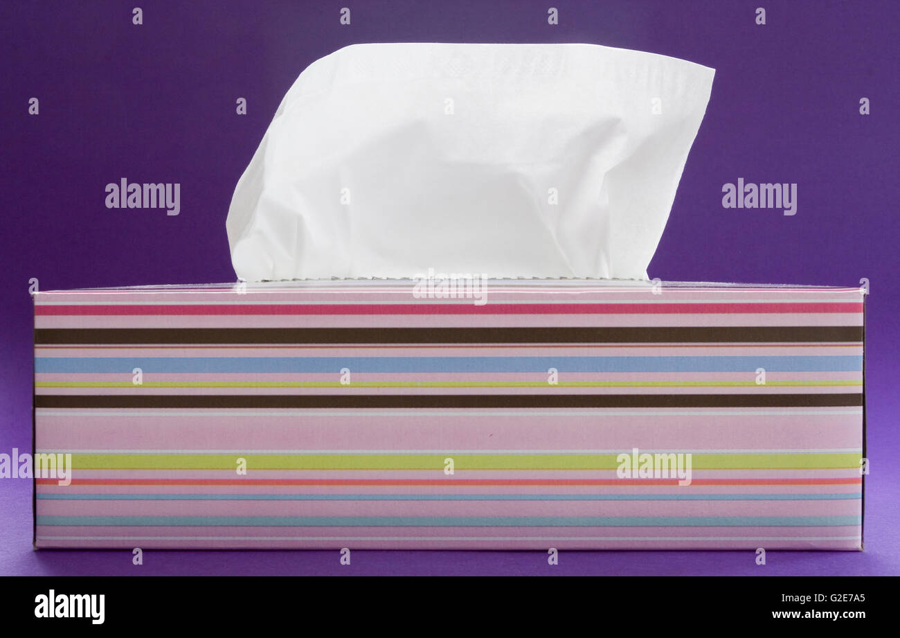 Facial tissue boxes hi-res stock photography and images - Alamy