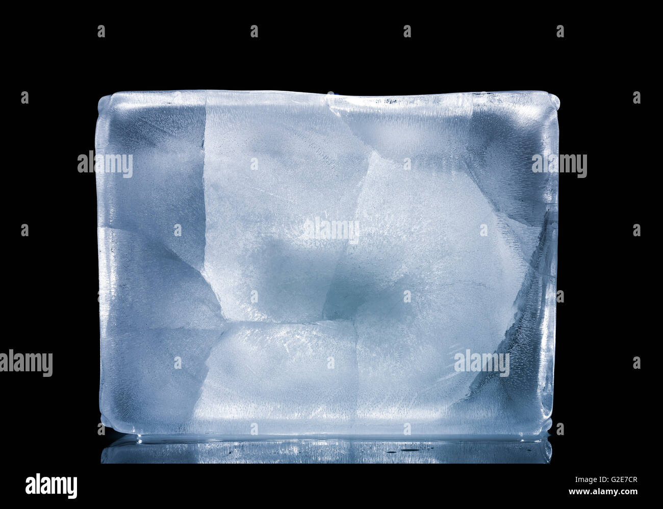 Block of Ice Stock Photo - Alamy