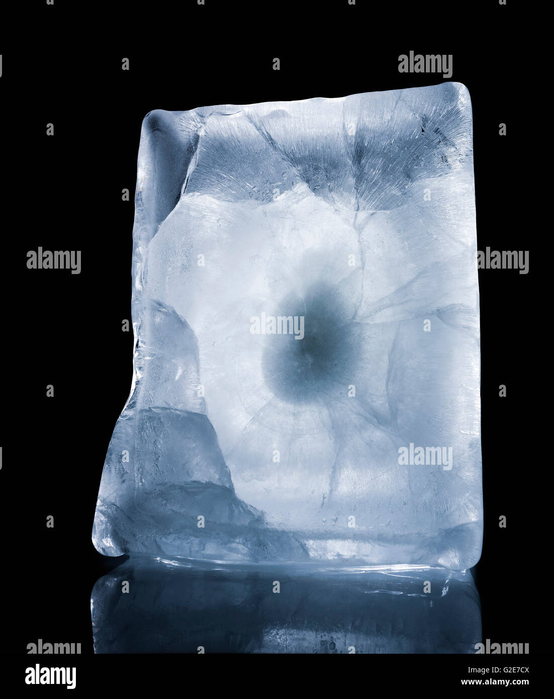 Block of Ice Stock Photo - Alamy