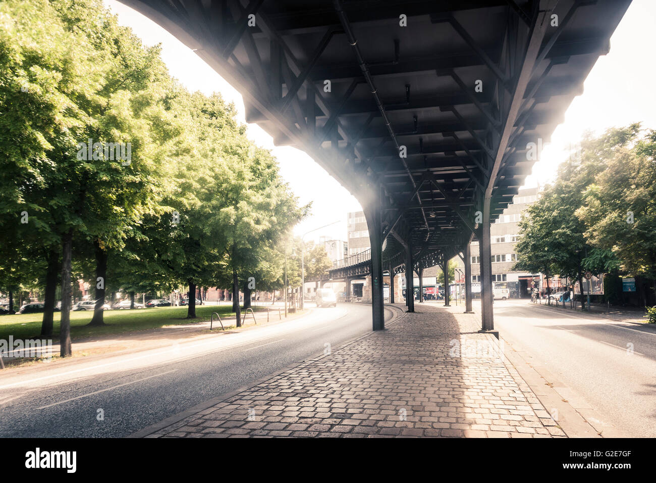 Pathway Under Train Tracks, Berlin, Germany Stock Photo - Alamy