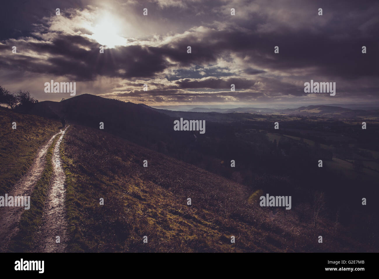Hillside path hi-res stock photography and images - Alamy