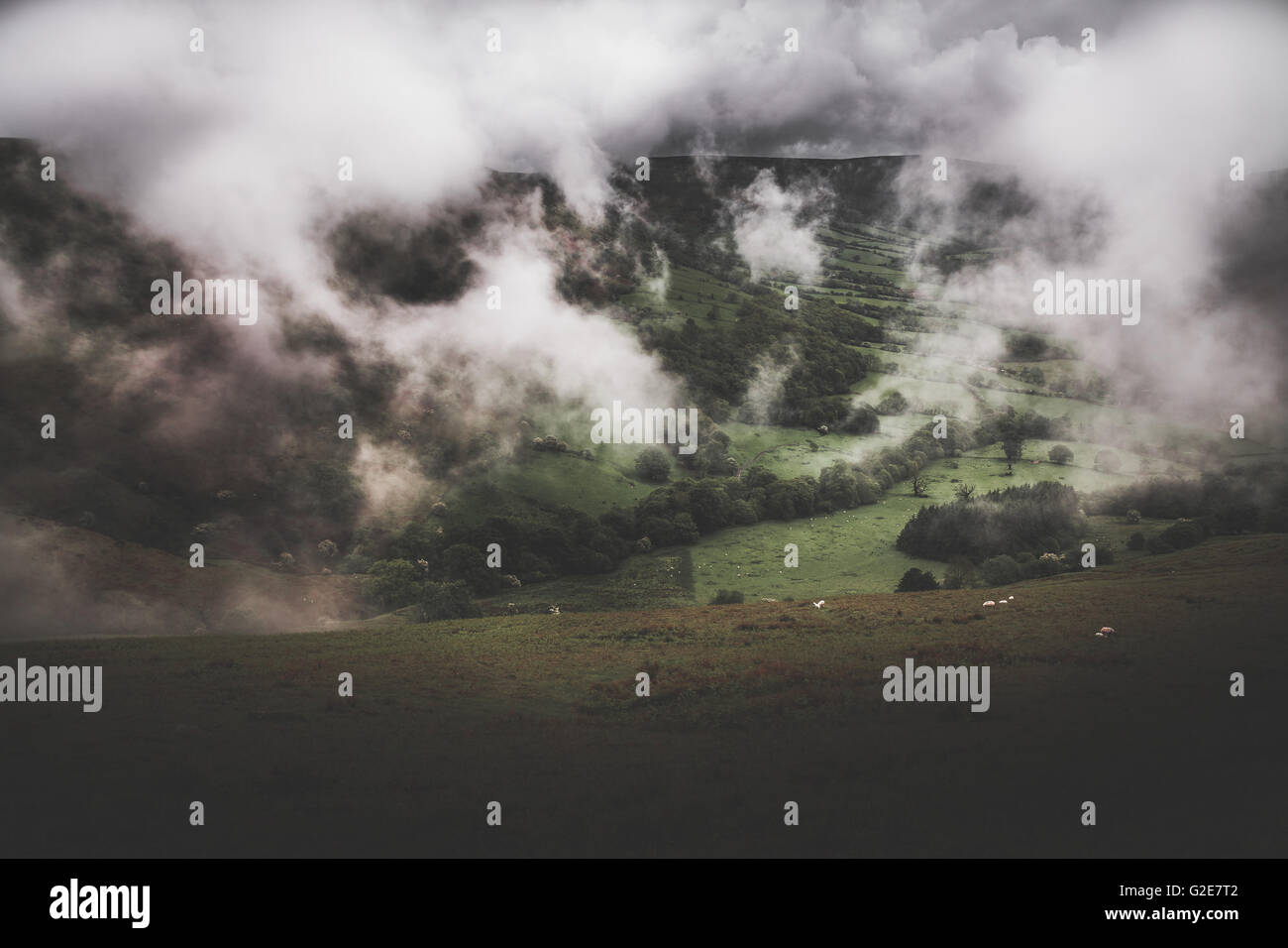 Clouds into the valley hi-res stock photography and images - Alamy