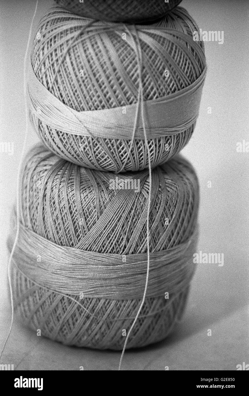 Spools of Thread Stock Photo - Alamy
