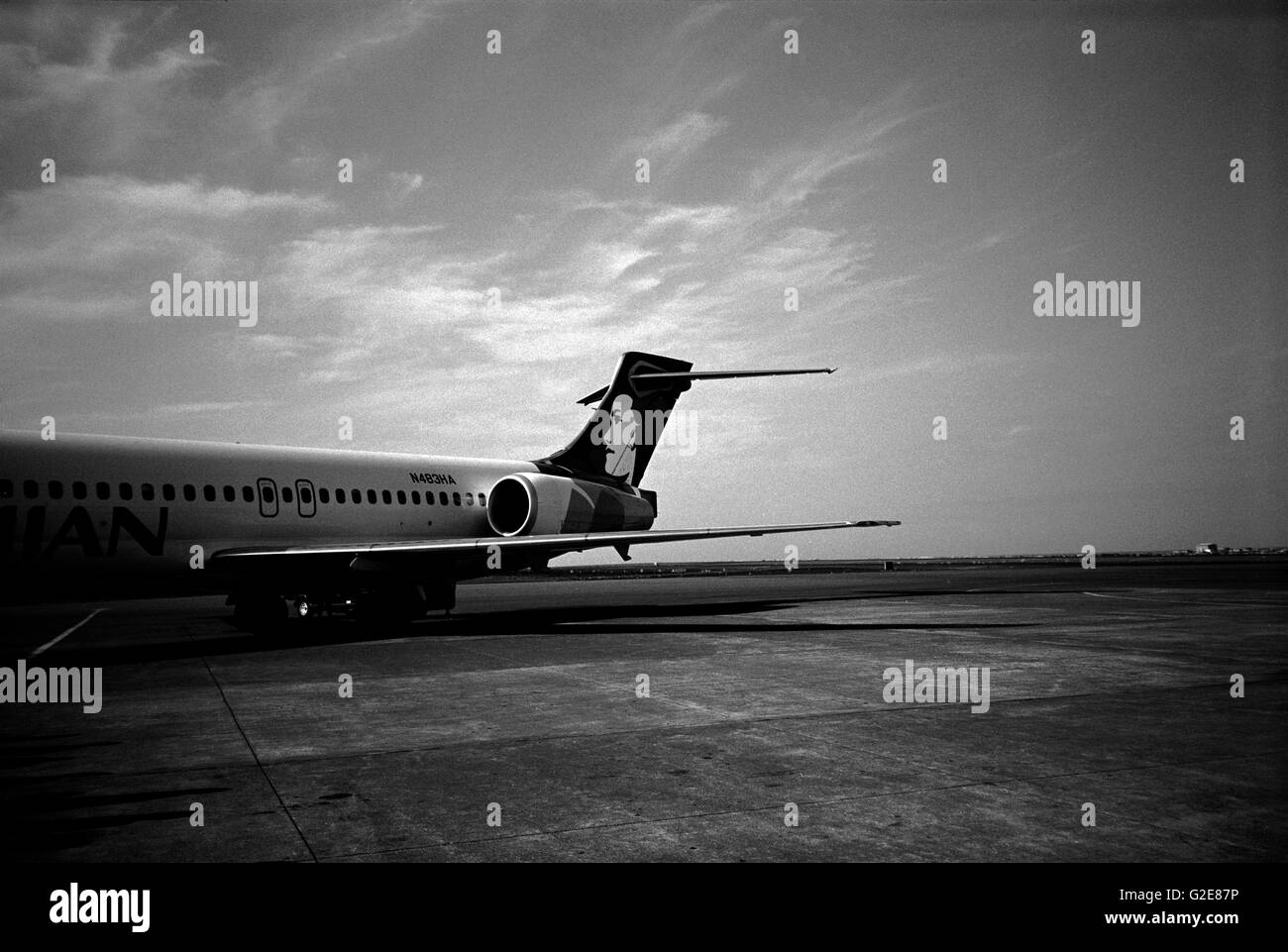 Airplane on Tarmac Stock Photo - Alamy