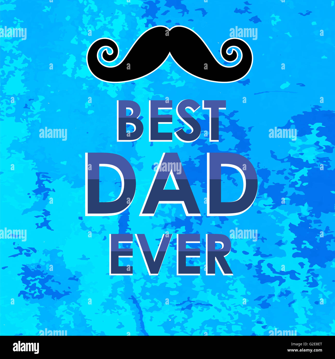 Best Dad Poster. Happy Fathers Day Design Stock Photo - Alamy